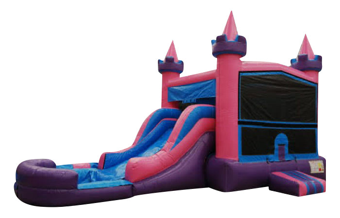 25ft pink castle combo