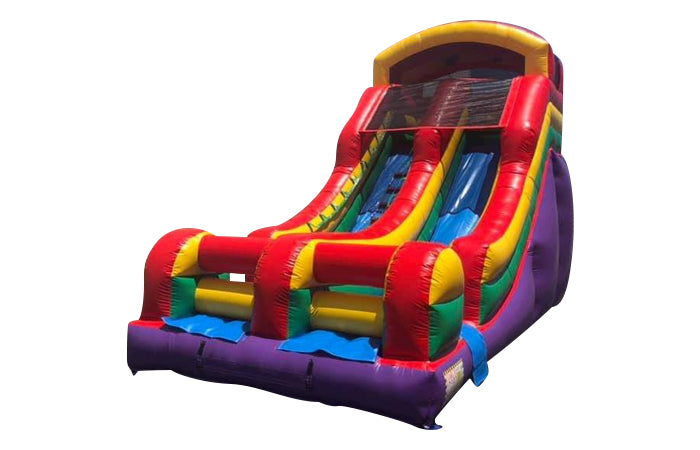 Rainbow Inflatable Slide - 16 FT