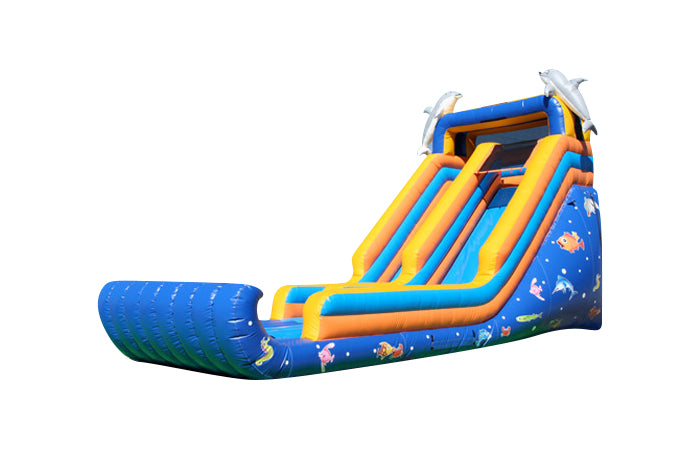 Ocean Inflatable Water Slide - 18 FT