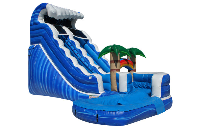 Monster Wave Inflatable Water Slide - 18 FT