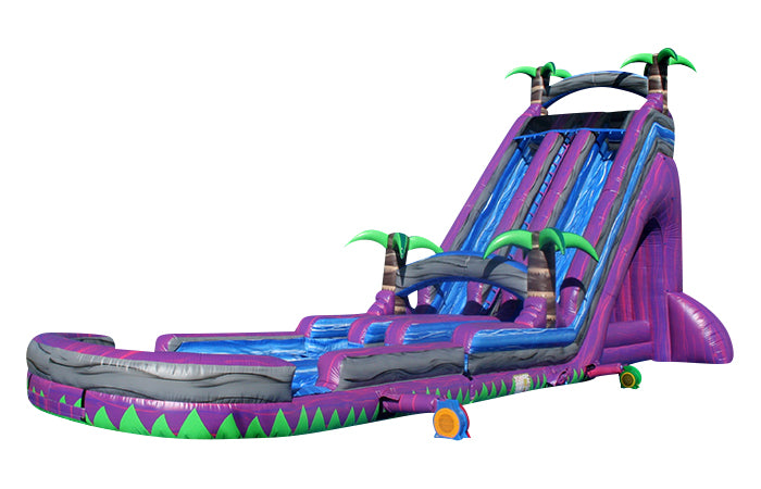 27ft. purple lightning waterslide