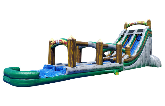 22ft rocky island water slide