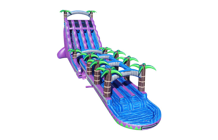 24ft triple lane purple paradise