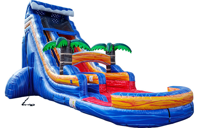 22ft tsunami water slide (red slide liner)